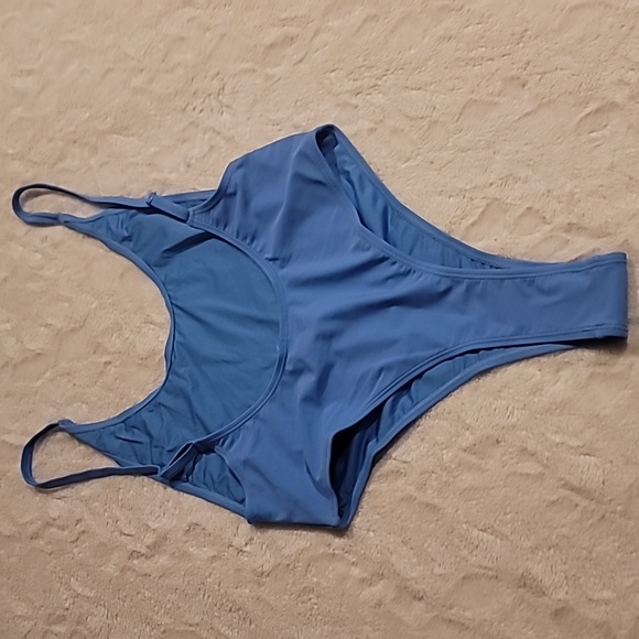 Fabletics | Swim | Nwt Fabletics Blue Low Back One Piece Swimsuit ...